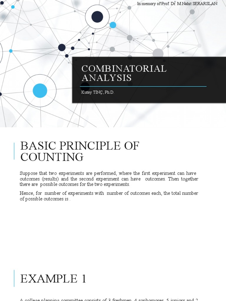 Chapter 01 - Combinatorial Analysis | PDF | Mathematics | Algebra