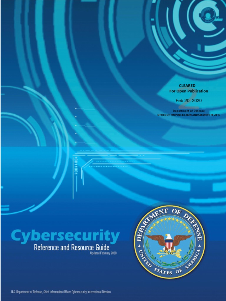 2019 Cybersecurity Resource and Reference Guide - DoD-CIO - Final ...