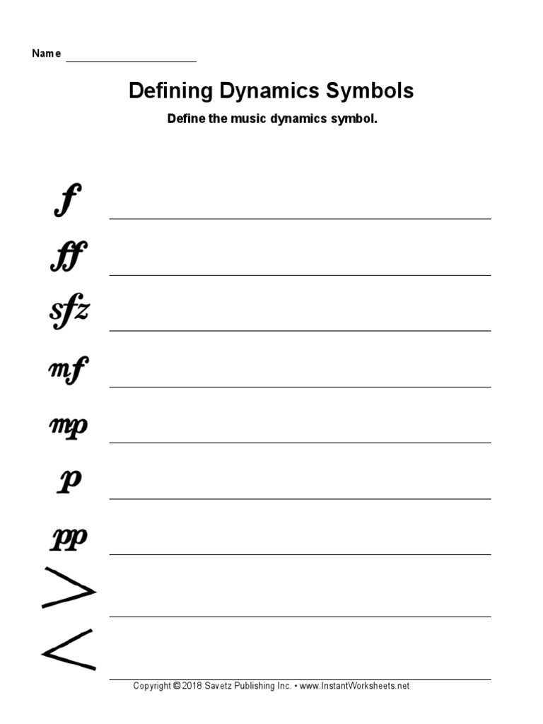 Defining Dynamics Symbols | PDF