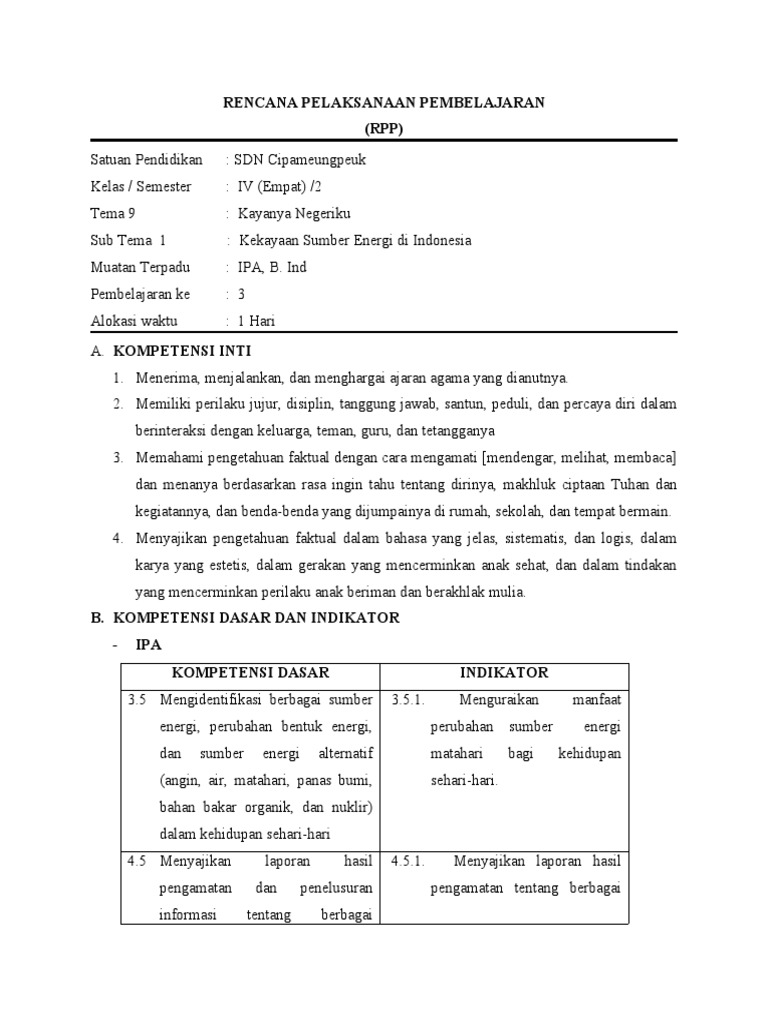 RPP Ujian PLSP | PDF