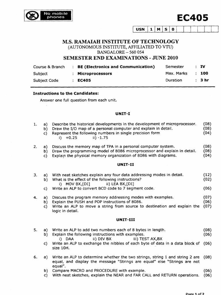 Microprocessors | PDF | Computer Science | Central Processing Unit