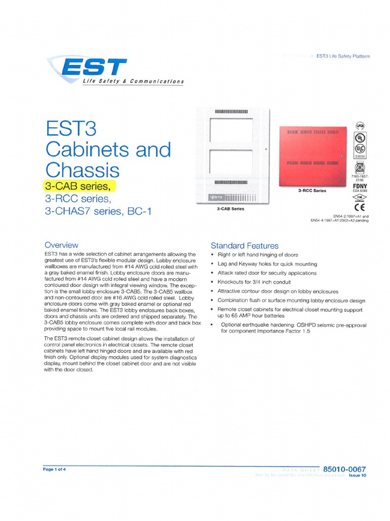 Est-3 Fas Datasheet | PDF