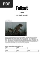 Fallout 2d20 Character Sheet | PDF | Ammunition | Weaponry