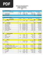 Rencana Anggaran Biaya - Kelompok 1 KKN | PDF