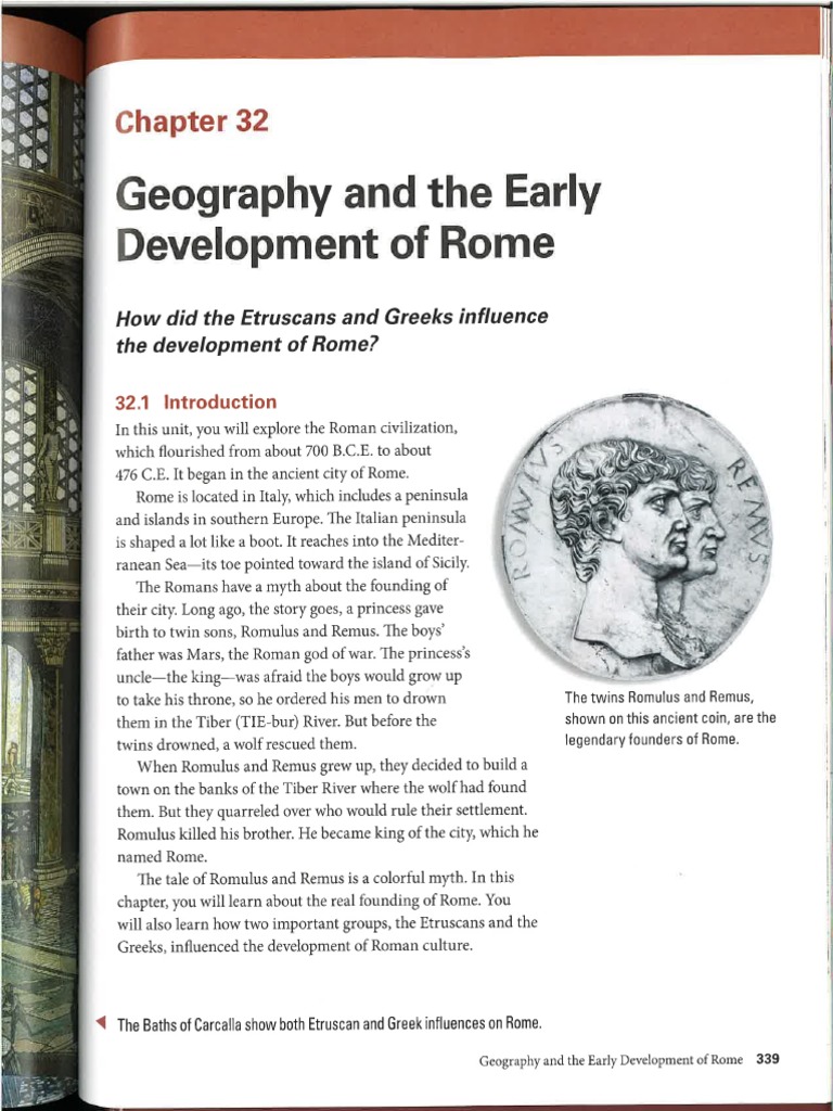 Geography and The Early Developement of Rome | PDF