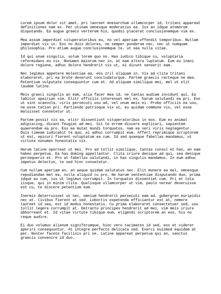 Latin Lipsum | PDF
