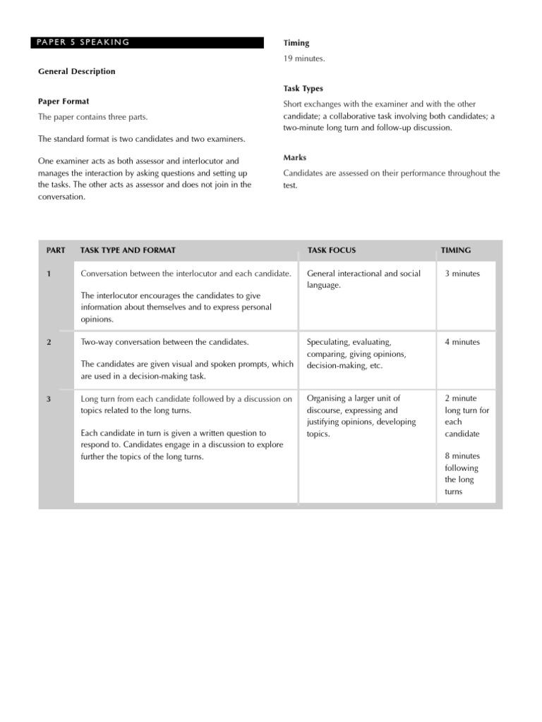 CPE Speaking Test | PDF | Psychological Concepts | Communication