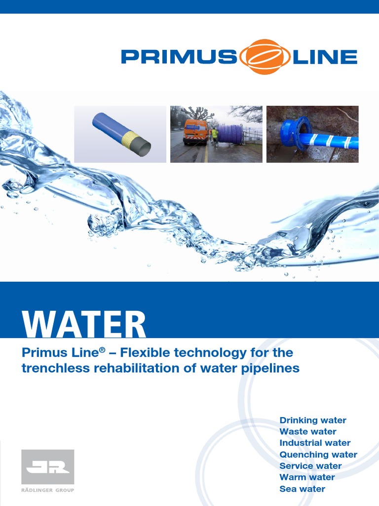 2 - PrimusLine - flyer-water-GB | PDF | Pipe (Fluid Conveyance) | Water
