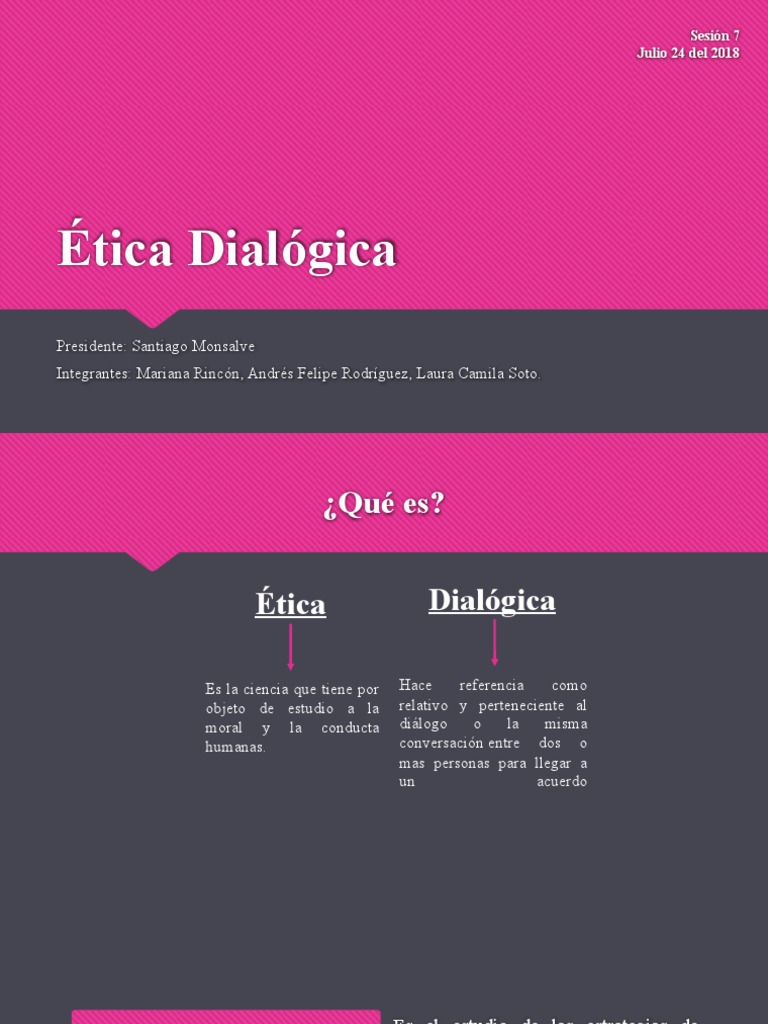 Ética Dialogica | PDF