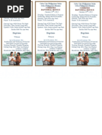 Emcee Script Baptism | PDF | Godparent | Childhood