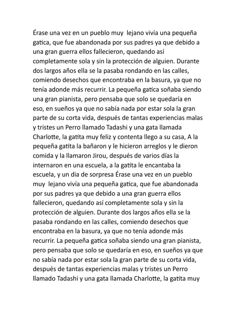 Cuento Uwu | PDF