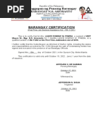 Barangay Business Permit | PDF