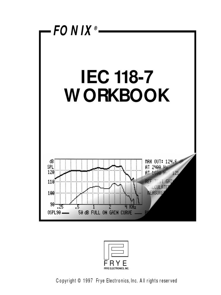 Fonix: IEC 118-7 Workbook | PDF | Decibel | Microphone