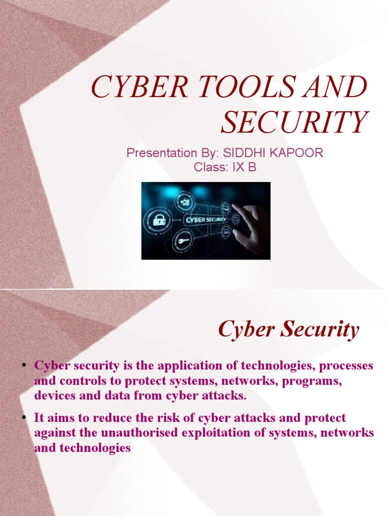 Cyber Security Tools Overview | PDF | Computers