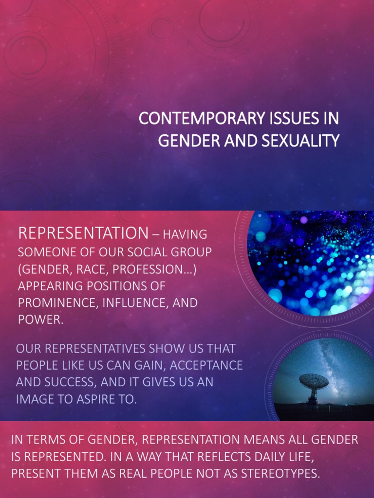 Contemporary Issues in Gender and Sexuality | PDF