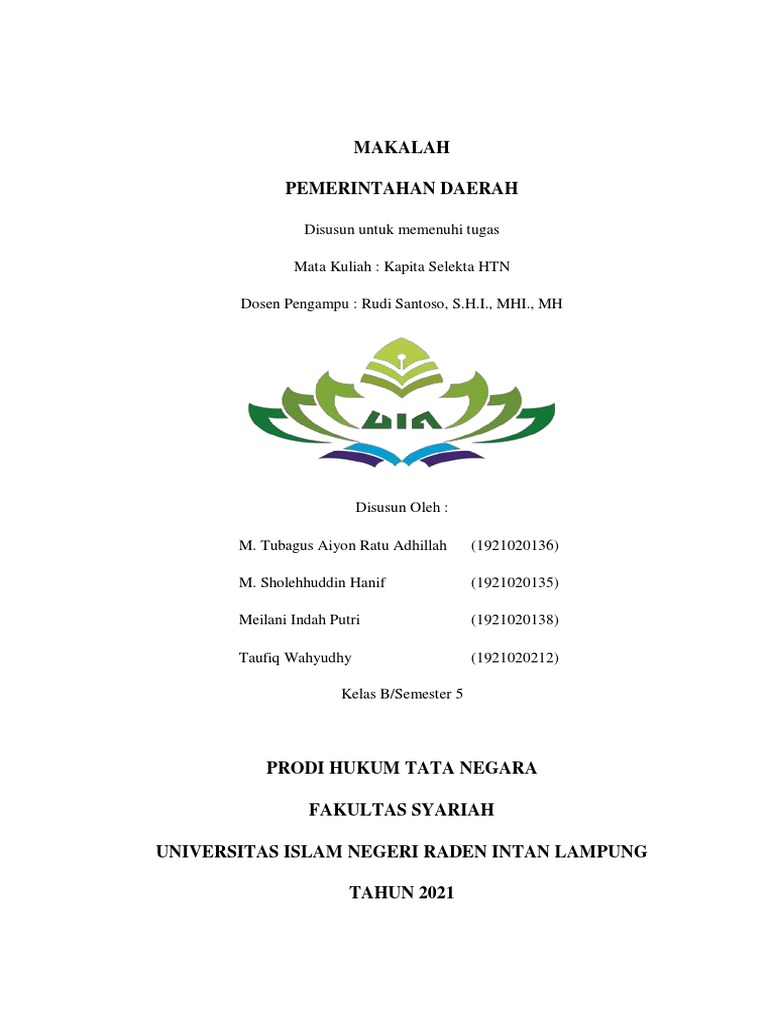 Makalah K.selekta Kel 5 | PDF