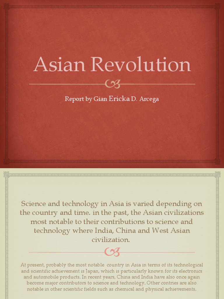 Asia's Scientific Contributions | PDF | Science