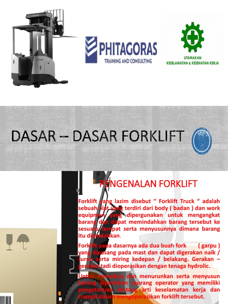 01 Dasar Dasar Forklift Crown Pdf