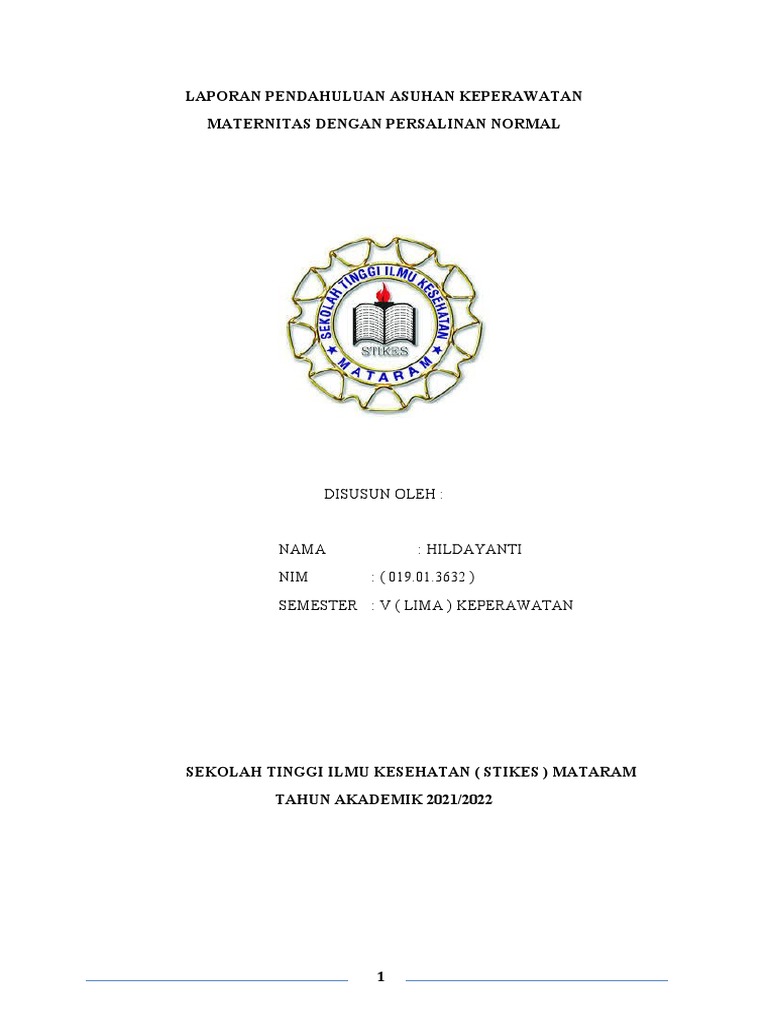 LP Maternitas Persalinan Normal | PDF