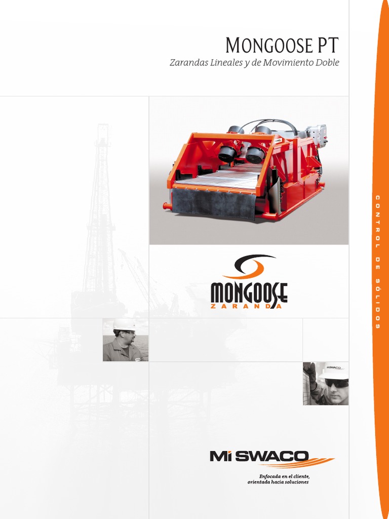 Swaco Mongoose PT Shaker | PDF | Mecanica clasica | Mecánica