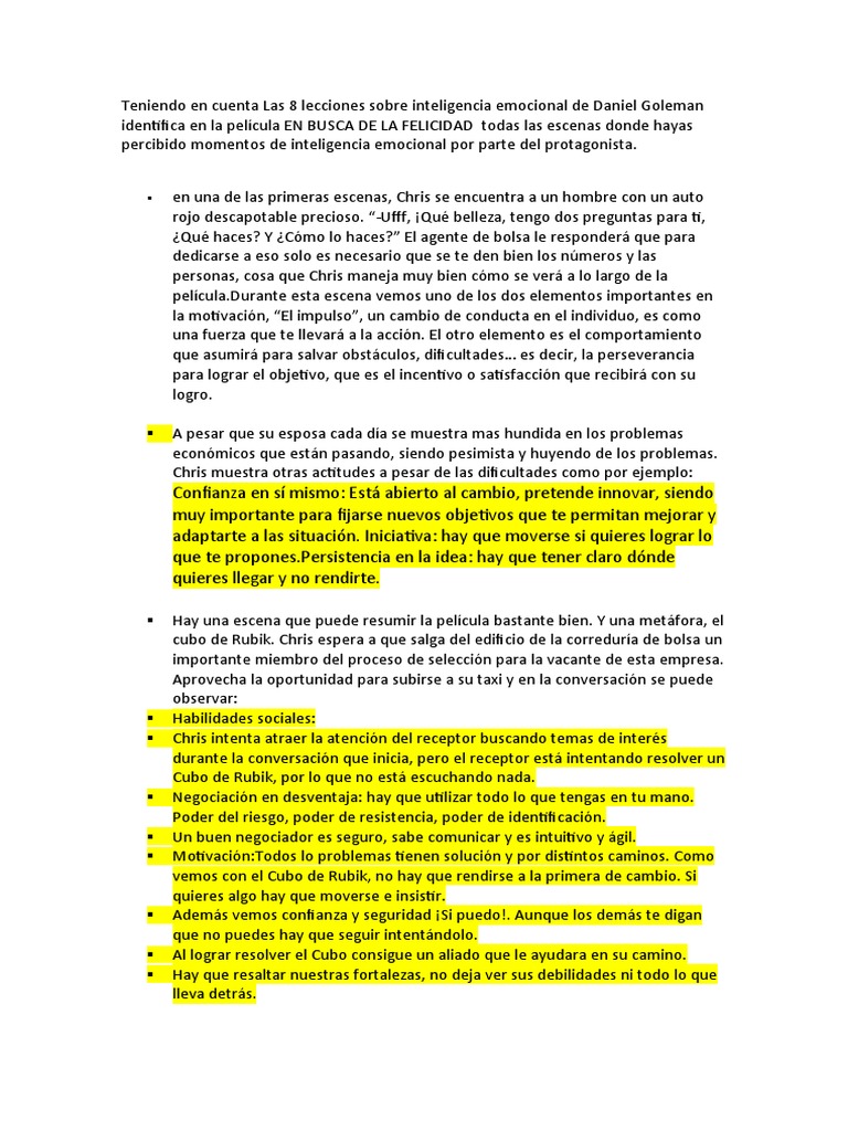 En Busqueda de La Felicidad | PDF | Motivación | Motivacional