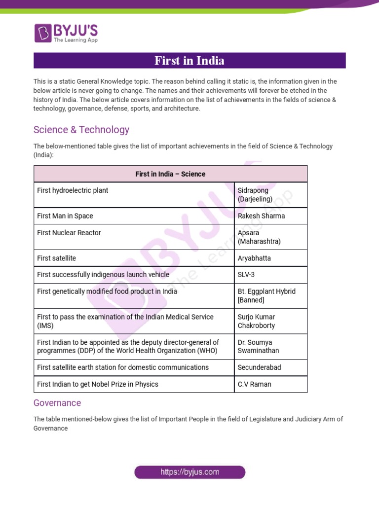 First in India | PDF | Indian National Congress | Jawaharlal Nehru