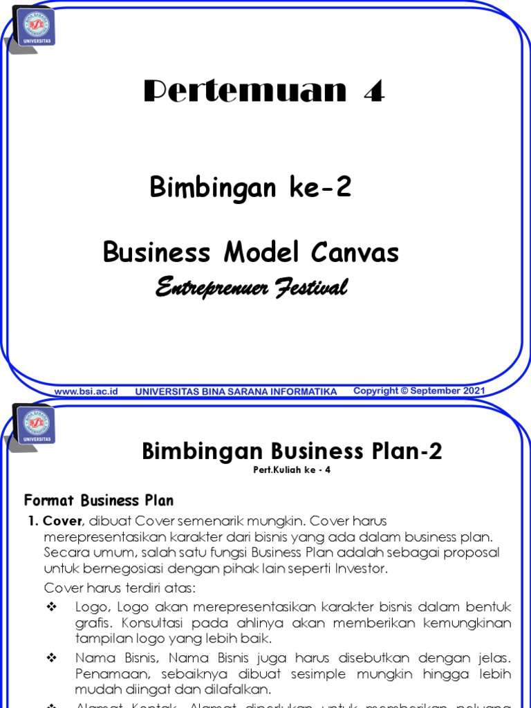 Panduan Business Model Canvas | PDF