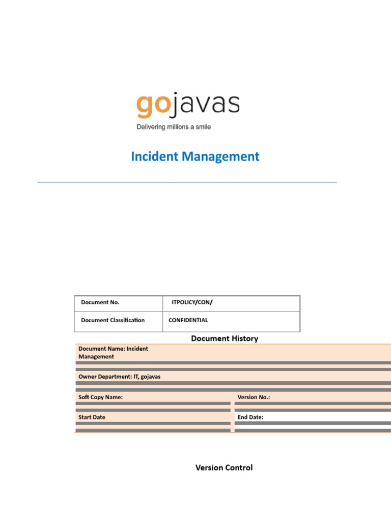 Incident Managment | PDF | Service Level Agreement | Computing