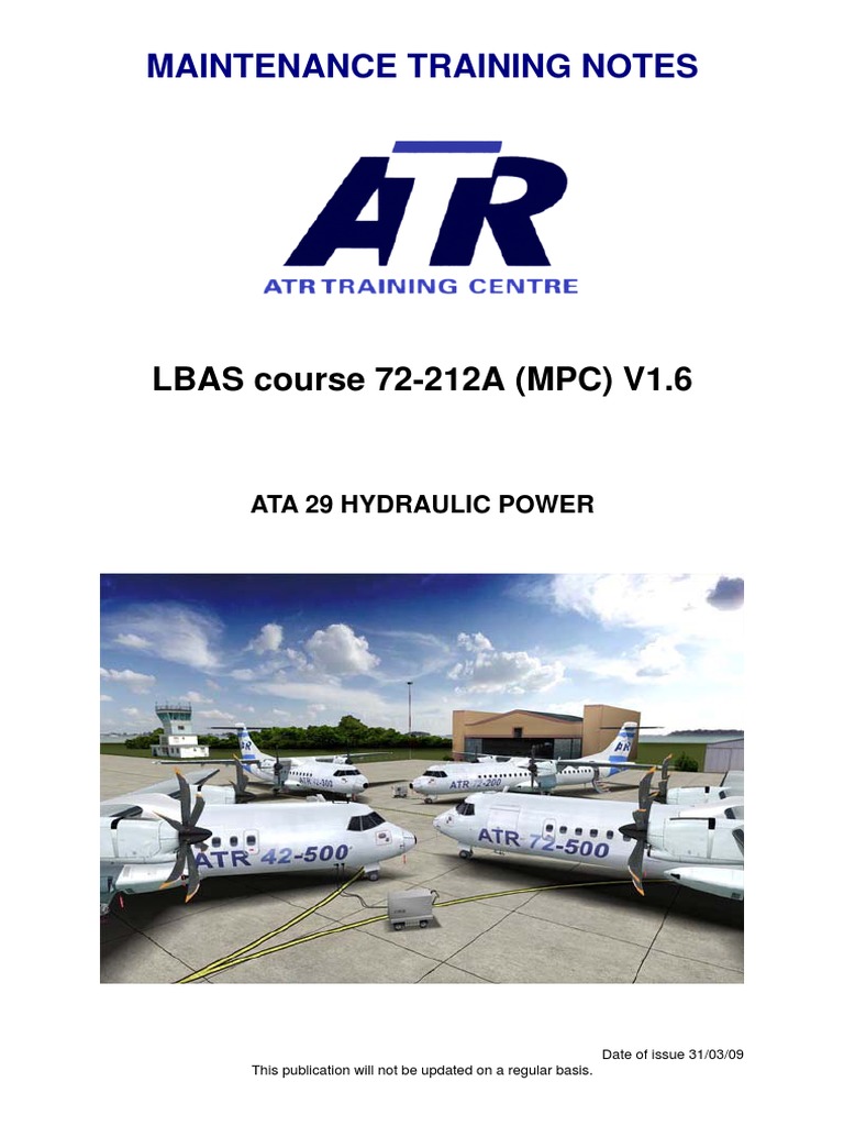 ATA 29-Hydraulic Power | PDF | Pump | Brake