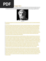 Aristotle's Concept of The Tragic Hero | PDF | Tragedy | Hero