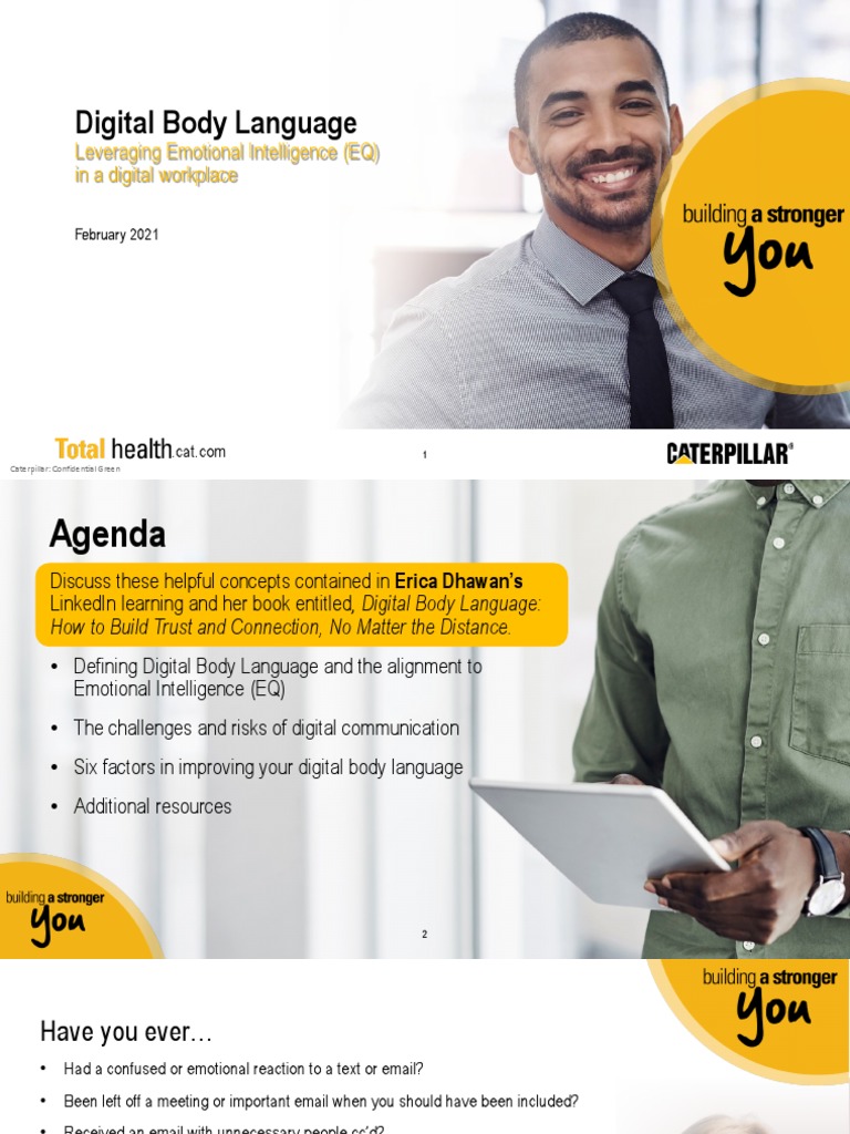 Digital Body Language Presentation | PDF | Communication | Body Language