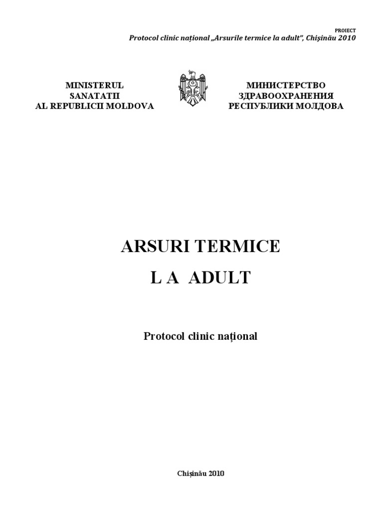 PCN-Arsurile Termice La Adult | PDF