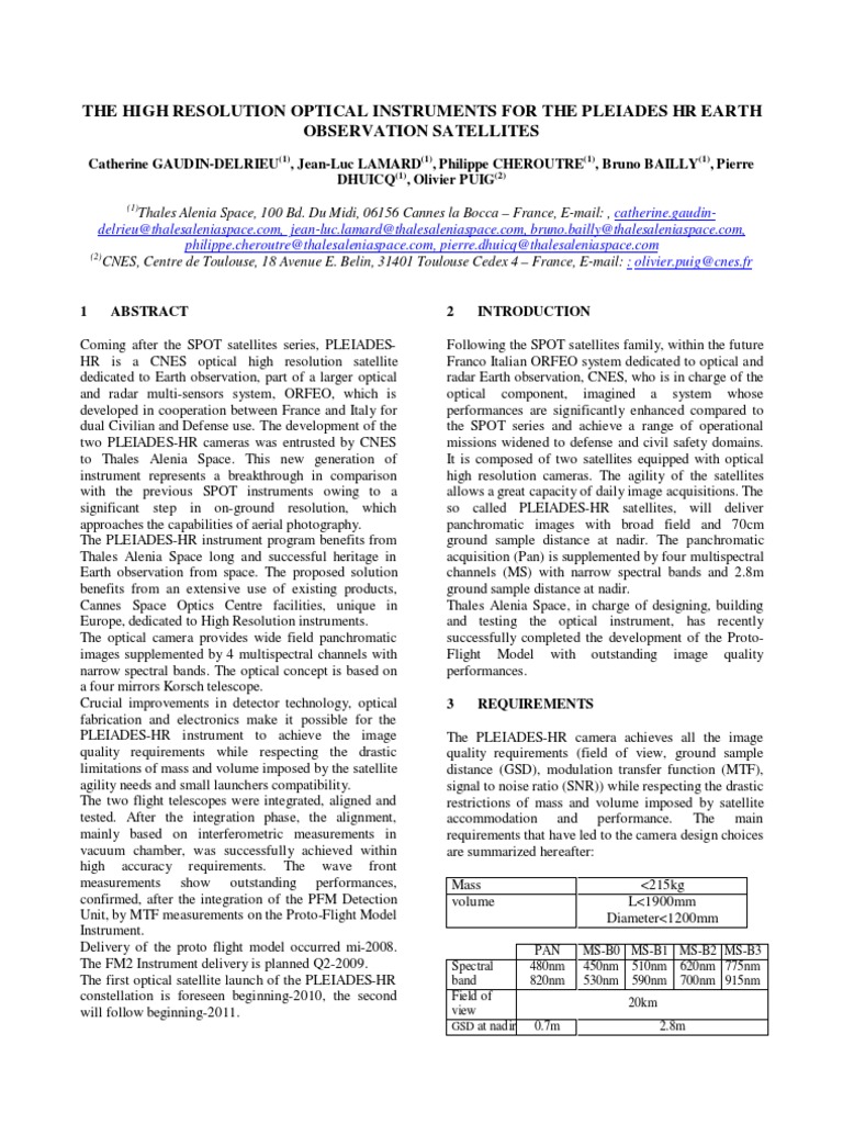 S4 - Imagers - Gaudin Delrieu | PDF | Interferometry | Optics
