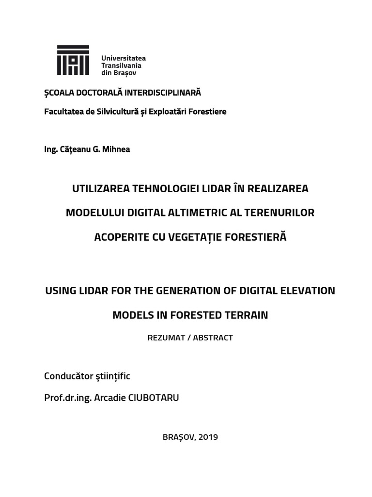 5.rezumat Teza Cateanu Mihnea-A | PDF