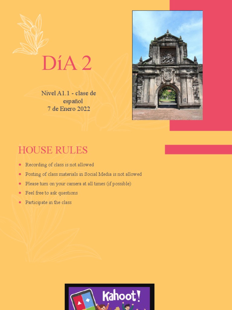 A1.1 Spanish Class Notes | PDF | Linguistics | Languages