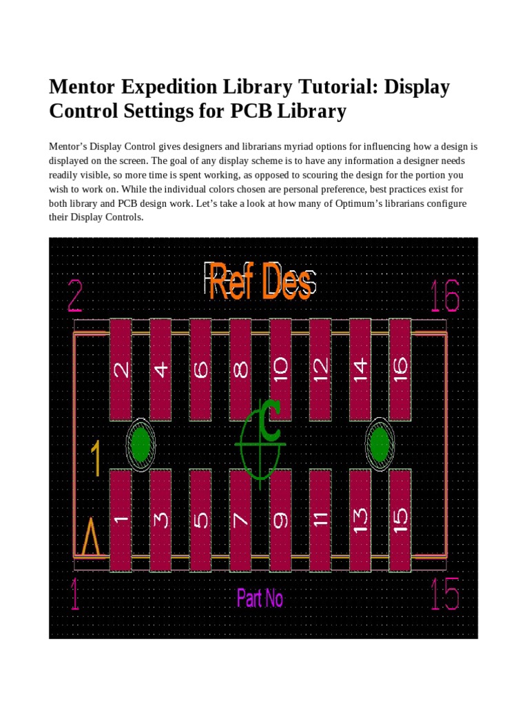 Display Control in Mentor Expedition | PDF | Color | Typefaces