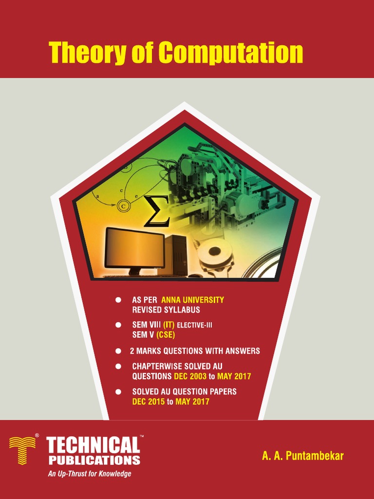 CS8501 - Theory of Computation (Ripped From Amazon Kindle Ebooks by Sai Seena) | PDF ...