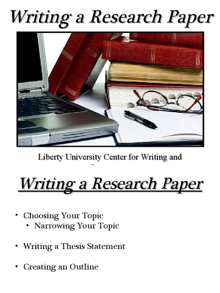 Writing A Research Paper Part 1 | PDF | Thesis | Essays