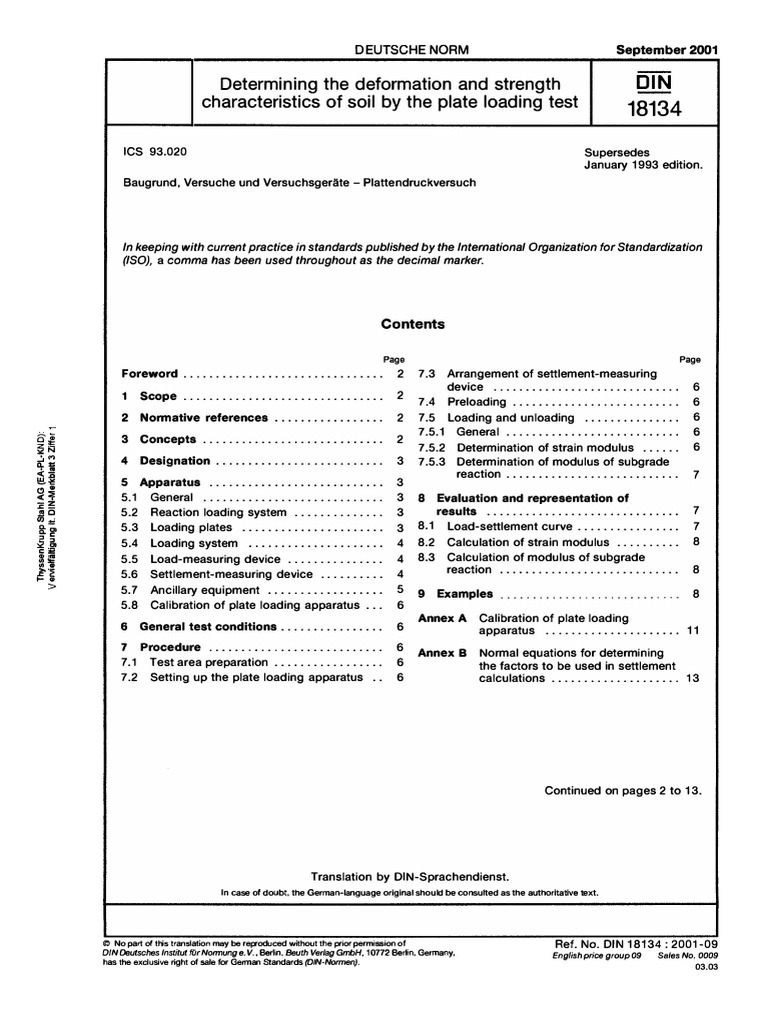 Determining The Deformation and Strength Characteristics of Soil by The ...