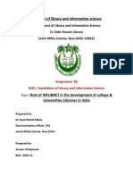 MLIS Internship Report. | PDF | Libraries | Books