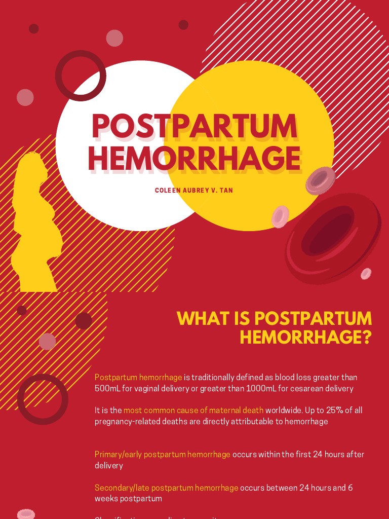 Postpartum Hemorrhage | PDF | Postpartum Period | Bleeding