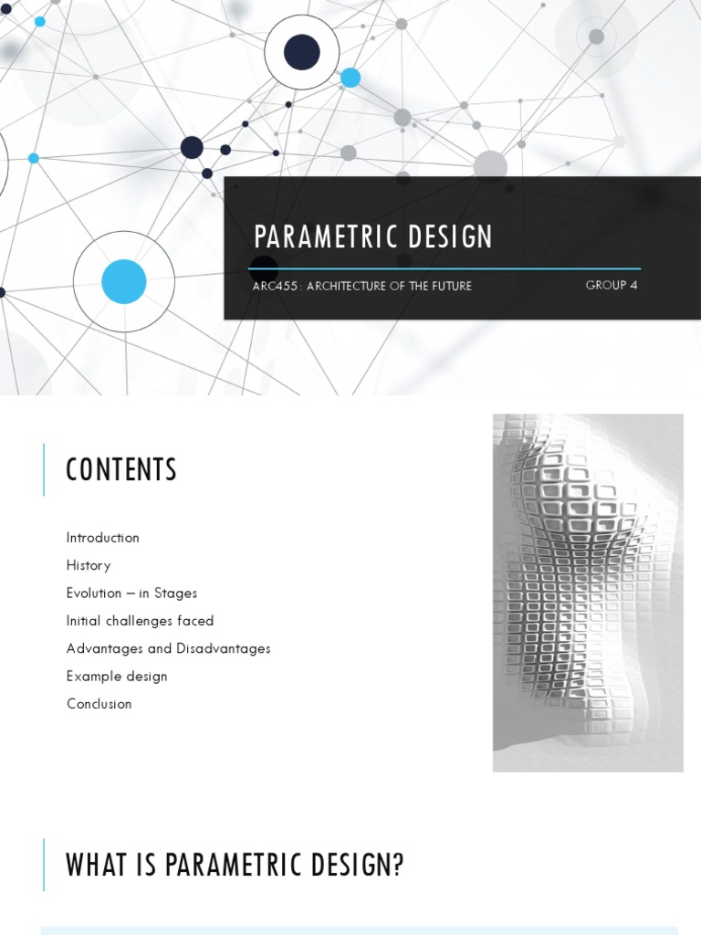 PARAMETRIC DESIGN: HISTORY, EVOLUTION, CHALLENGES AND ADVANTAGES | PDF ...
