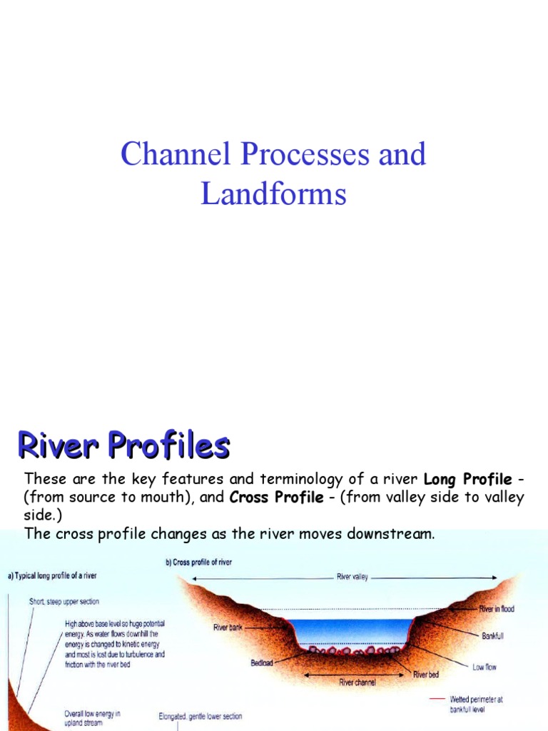 Channel Processes and Landforms | PDF | River | Geomorphology