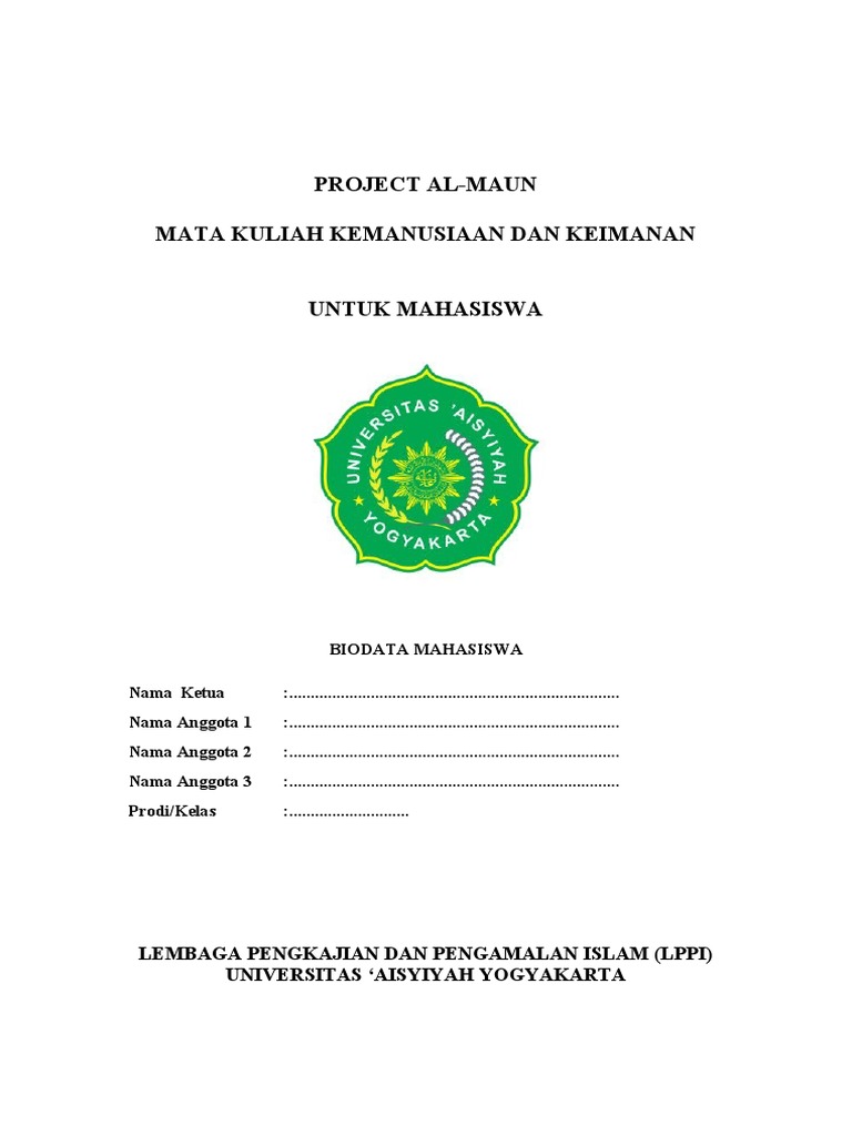 Projeck Al Maun | PDF