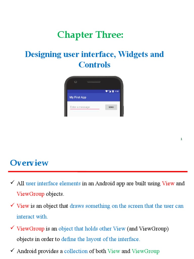 Chapter Three:: Designing User Interface, Widgets and Controls | PDF | Button (Computing) | Icon ...
