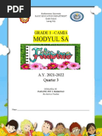 Filipino Module 1 Grade 1 | PDF