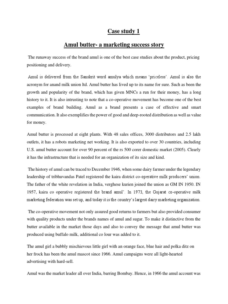 Case Study Marketing Management | PDF | Marketing