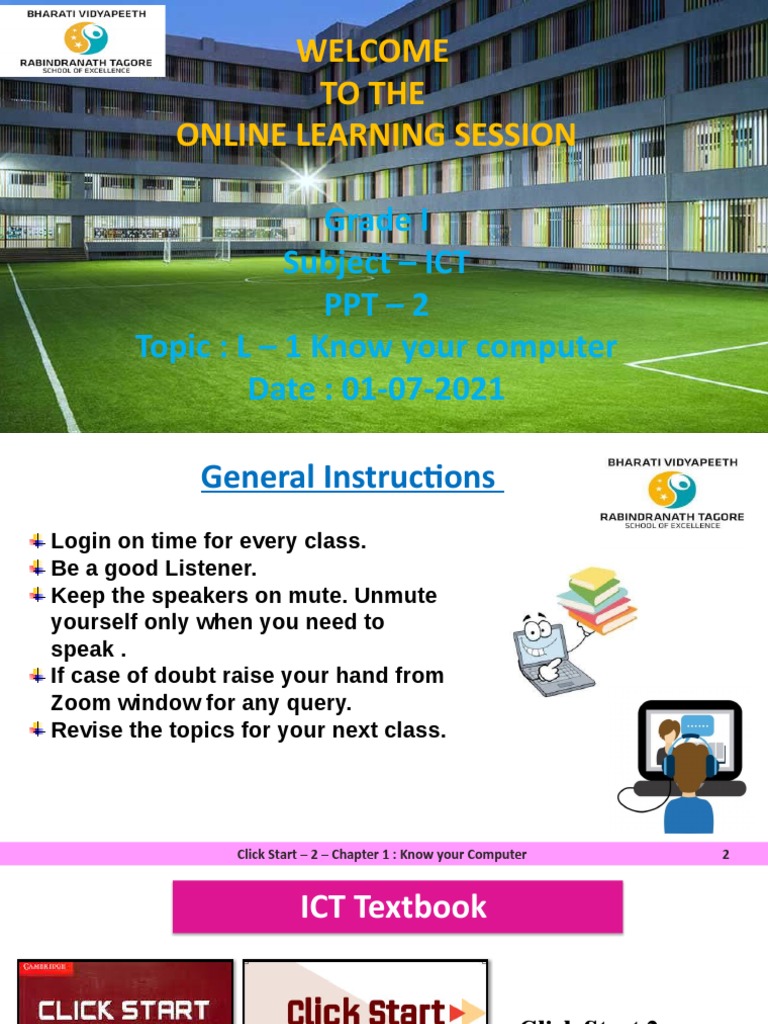 Grade I - Ict - PPT - 2 - L - 1 - Ipo Meaning - 23-06 | PDF | Input/Output | Educational Technology