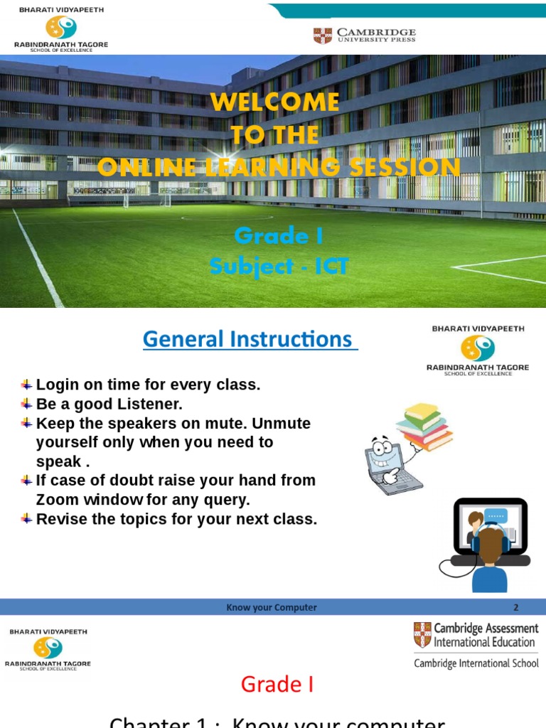 Inital PPT - ICT - Computer-A Machine | PDF | Educational Technology ...