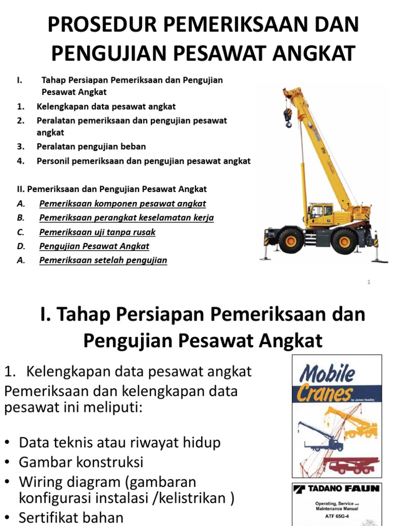 Prosedur Inspeksi Pesawat Angkat 2 | PDF